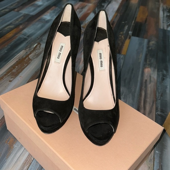 Miu Miu | Shoes | Miu Miu Platform Heels | Poshmark